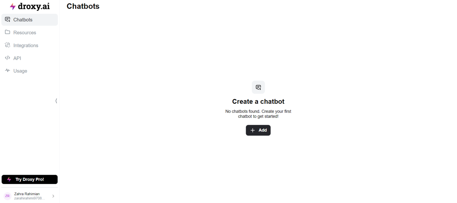 ساخت چت بات هوش مصنوعی اختصاصی با ChatGPT و Droxy چگونه است؟ | کافه‌تدریس